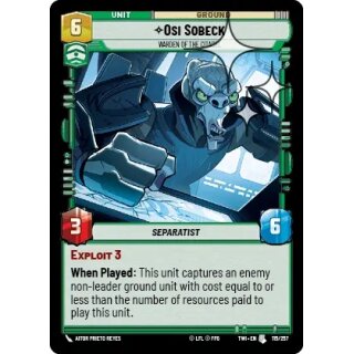 115 - Osi Sobeck, Warden of the Citadel - Unit - Foil, 0,59
