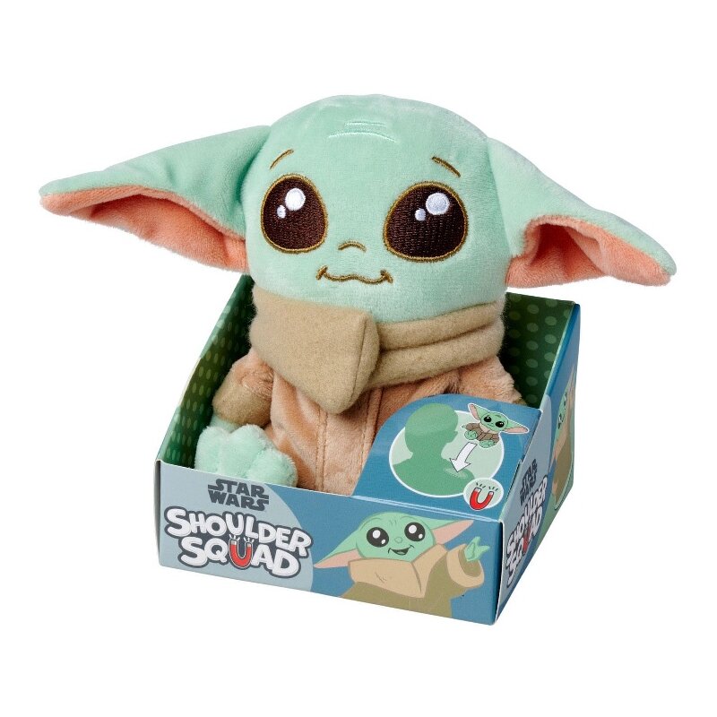 Star Wars: The Mandalorian - Plüschfigur Grogu Shoulder Rider 12 cm, 17 ...